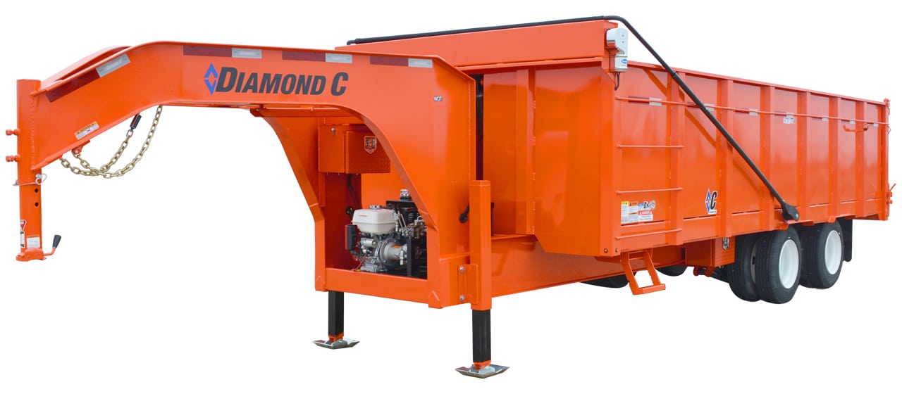Workhorse Dual Tandem Gooseneck Dump Trailer - Spencer Trailers